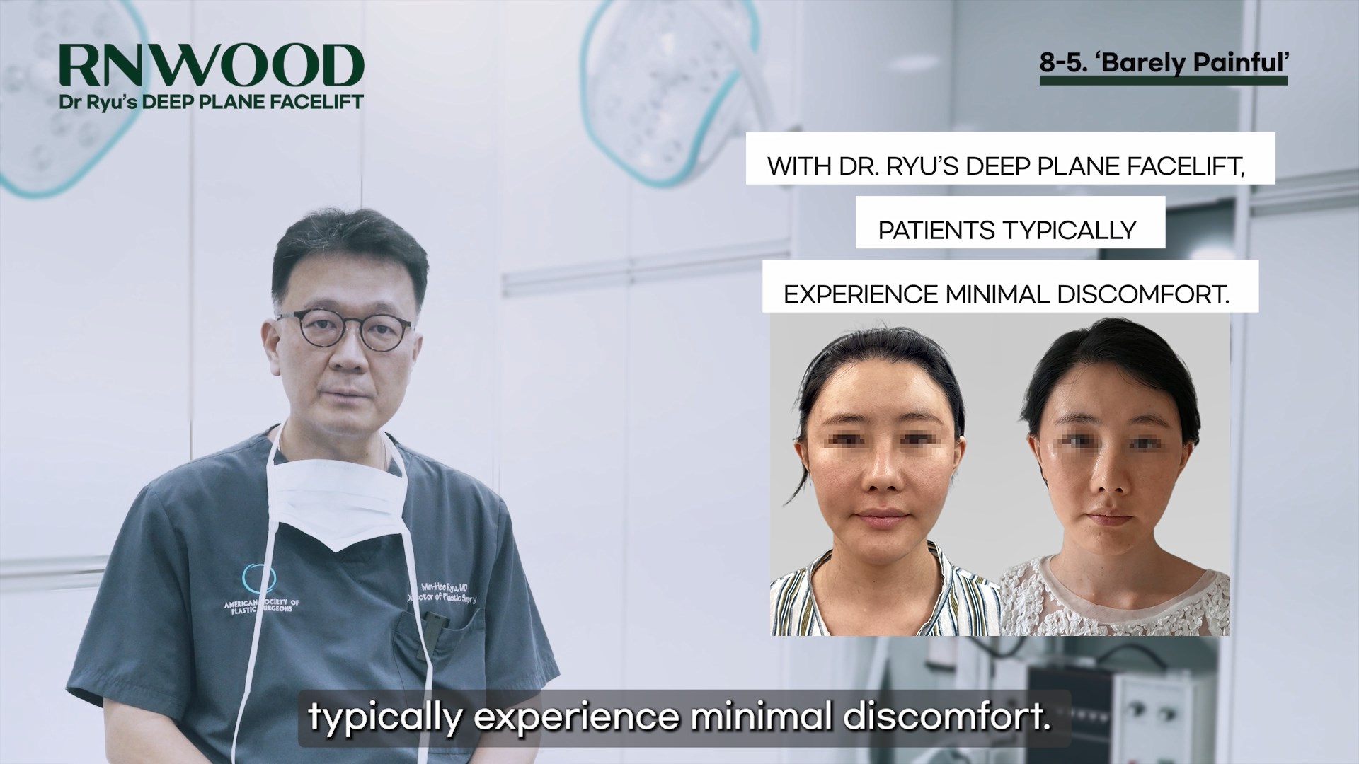 [8 Key Features of ‘Dr. Ryu's DEEP PLANE FACELIFT’] 8-5. ‘Barely ...